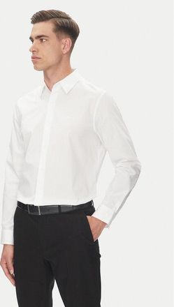 Calvin Klein Hemd LV04LB148G Weiß Slim Fit