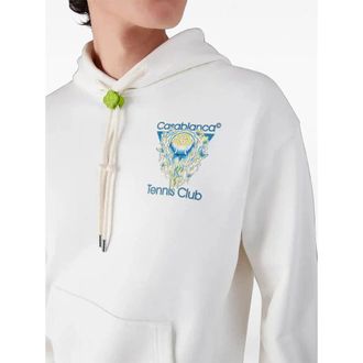 Casablanca Tenni Hoodie - White