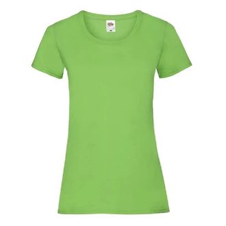Fruit Of The Loom Damen T-Shirt Valueweight T Lady-Fit, Farbe:Lime, Gr&ouml;&szlig;e:XL