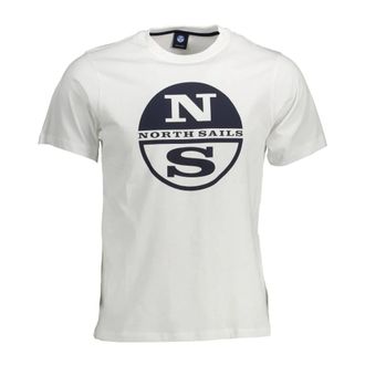 North Sails North Sails Weisses Herren Kurzarm-T-Shirt - - Tops - Herren - Wei&szlig; - XL
