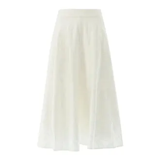 van Laack Femme, Jupes, Blanc, Taille: 42 FR Rok Ralea