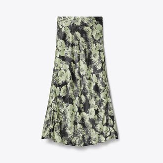 Tory Burch Damen Bedruckter Satinrock