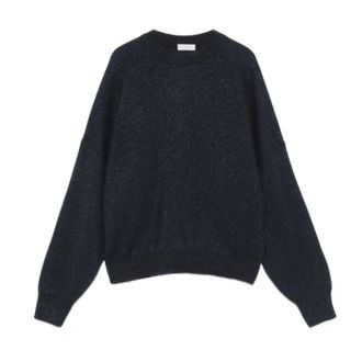 Brunello Cucinelli Funkelnder Kaschmirpullover - - Knitwear - Damen - Blau - M