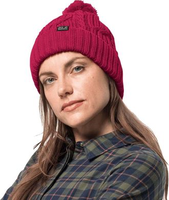 Jack Wolfskin Stormlock Beanie-M&uuml;tze Cranberry One Size