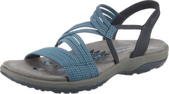 Skechers Damen Reggae Slim Skech Appeal Sandalen, Navy Gore, 38 EU