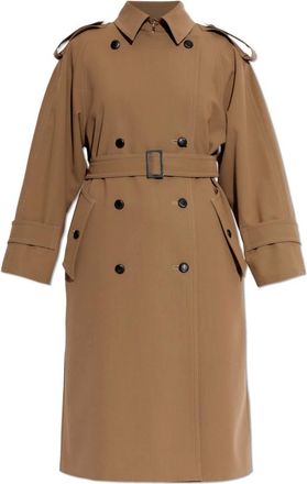 Max Mara Femme, Manteaux, Brun, Taille: 38 FR Certo Wool Coat