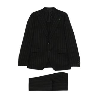 Tagliatore Einreihiger Anzug - - Suits - Herren - Schwarzk - L