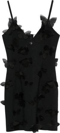 Coperni Kleid mit Applikation - Schwarz