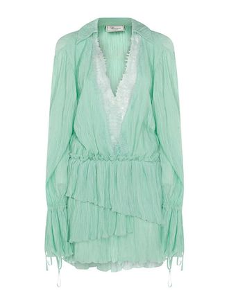 Blumarine Robe Au Genou - Vert