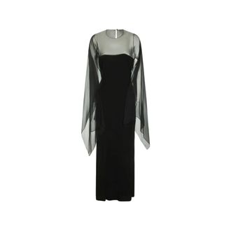 Alberta Ferretti Damen, Kleider, Schwarzk, LGr&ouml;&szlig;e