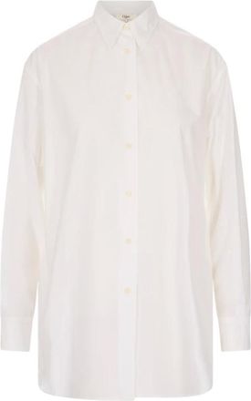 Jil Sander Femme, Blouses et Chemises, Blanc, Taille: 44 FR Lightweight Poplin Shirt
