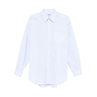 Moschino Homme, Chemises, Bleu, Taille: XS Casual Chemises