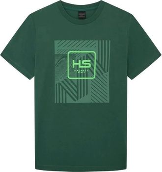 Hackett T-shirt graphique HS - Homme - Tops - Vert - Taille: L