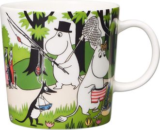 iittala Mumin Sommer-Becher - Going on Vacation - 2018 - limitierte Auflage, Glas, Konisch, Vacation Drinking Cup, Becher, 300 ml