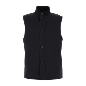 Ermenegildo Zegna Motorin &Auml;rmellose Jacke - - Jackets - Herren - Blau - XL