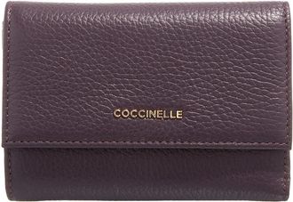 Coccinelle Portemonnaie - Metallic Soft - Gr. unisize - in Violett - für Damen