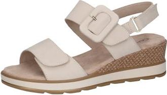 Caprice Femme Damen 9-28753-42 Sandale cale, Snow Nubuc, 37 EU
