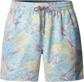 Fa&ccedil;onnable Short de bain &agrave; motif feuilles