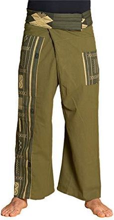 Panasiam Fisherman Pants Beam, Olive-Green, XL