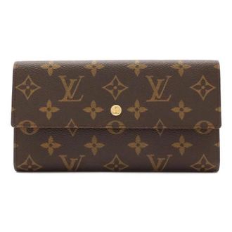 Louis Vuitton Pre-owned Long Wallet (Tri-fold) - - Pre-owned - Damen - Braun - ONE SIZE