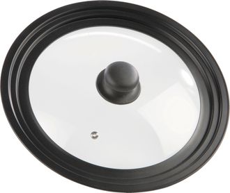 GSW 411400 Universaldeckel/passend f&uuml;r Kochgeschirre mit den Durchmessern, 24/26 / 28 cm, Schwarz