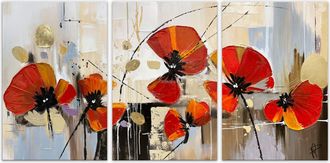 Arte Dal Mondo Adm - Peinture pavots