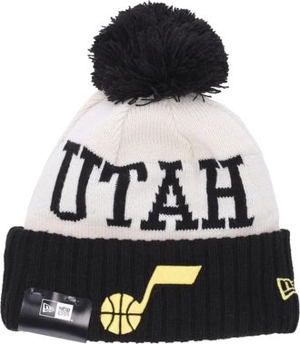 New Era NBA Draft Pom Pom Hat - - Accessories - Herren - Schwarzk - ONE SIZE