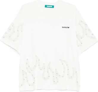 Barrow t-shirt à ornements - Blanc