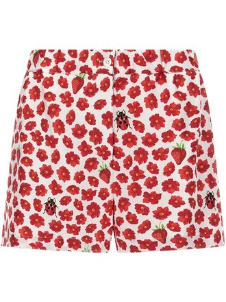 Versace boxer short Strawberry Garden - Rouge