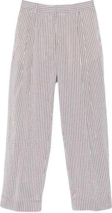Dries Van Noten Pantalons D&eacute;contract&eacute;s - Marron