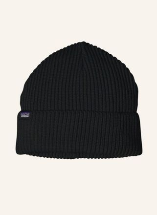 Patagonia M&uuml;tze Fishermans Rolled Beanie schwarz
