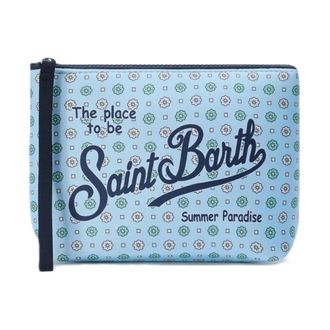 MC2 Saint Barth Femme, Sacs, Bleu, Taille: ONE Size Aline Clutch Bag