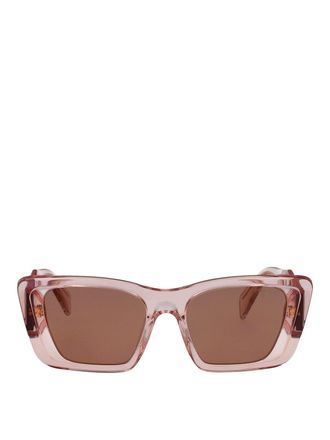 Prada Lunettes De Soleil - Orange