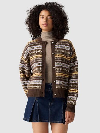 Levi's Charlotte Crewneck Cardigan marron