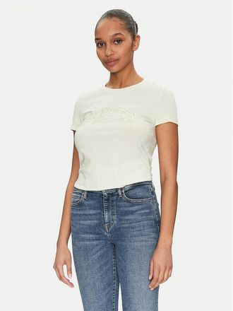 Guess T-Shirt W5GI04 J1314 Gelb Slim Fit
