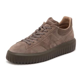 Hogan Homme, Chaussures, Brun, Taille: 45 EU H-Stripes Allacciato