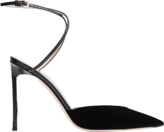 Tom Ford Leather and Velvet Selen Pumps