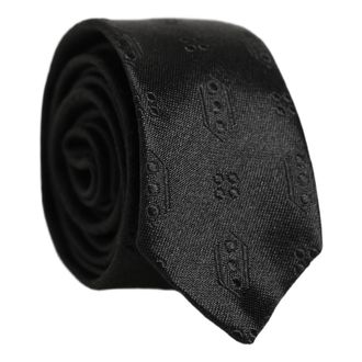 Dolce & Gabbana Seidenjacquard-Krawatte- verstellbar - - Accessories - Herren - Schwarzk - ONE SIZE
