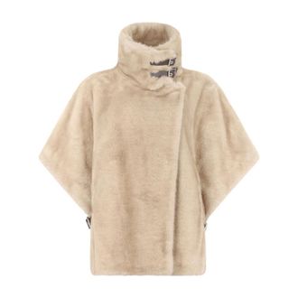 Pinko Comodino Cape Coat - - Jackets - Damen - Beige - XS