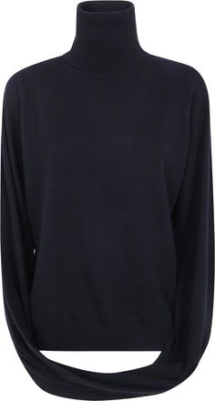 Uma Wang UMA Wang - Top cache-coeur - Femme - Pulls - Noir - Taille: 40 FR