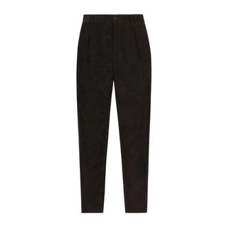 Dolce & Gabbana Cordhosen - - Trousers - Herren - Schwarzk - XL