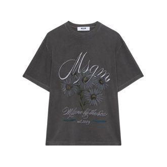 Msgm Msgm, Femme, Tops, Noir, Taille: 34 FR T-Chemises