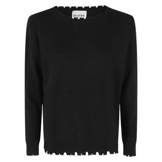 Kujten Mela Pullover - - Knitwear - Damen - Schwarzk - S