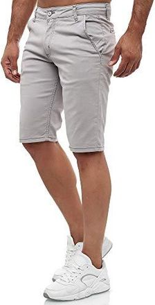 Tazzio Short chino pour homme - Gris - W32