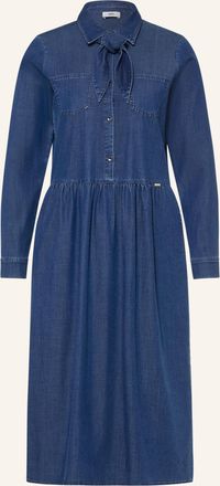 Cinque Cinque Hemdblusenkleid Cidavis In Jeansoptik Mit Abnehmbarer Schluppe blau