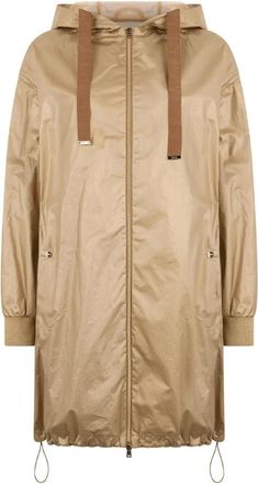 Herno Femme, Manteaux, Brun, Taille: 40 FR Parka L&eacute;g&egrave;re en Coton