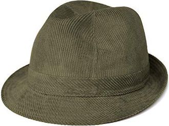 Fiebig Westminster Chapeau Corduroy | Trilby pour Femmes et Hommes en Coton | Fedora avec Bande int&eacute;rieure et Doublure en Maille | en Plusieurs Couleurs et T