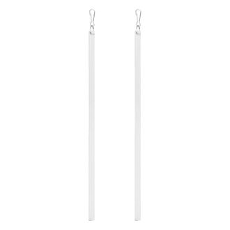 Holibanna 2 St&uuml;ck Langer Gardinenziehstab aus Transparentem Acryl Formbest&auml;ndig Glatte Oberfl&auml;che Vielseitig Kompatibel f&uuml;r Jalousien und Vorh&auml;nge