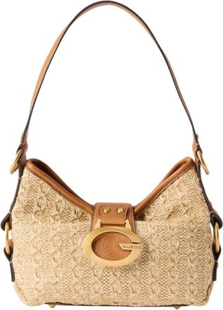 Guess Femme, Sacs, Beige, Taille: ONE Size Camden Shoulder Bag