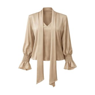 Silvian Heach Damen, Blusen & Hemden, Beige, XSGr&ouml;&szlig;e